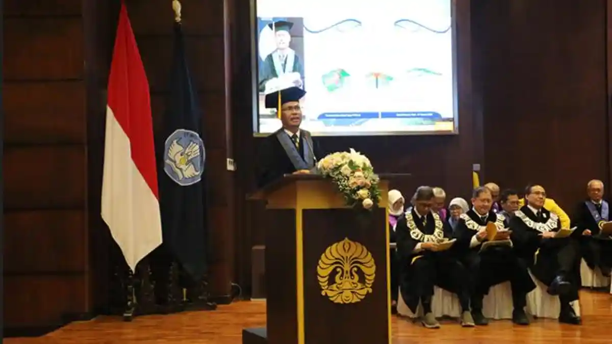 Prof Dr Eng Yunus Daud Paparan Orasi Ilmiah di Acara Pengukuhan Guru ...