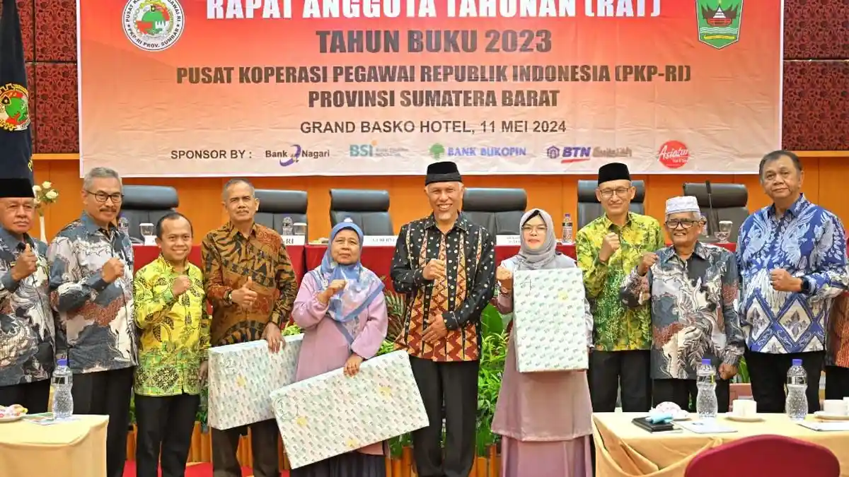 Hadiri RAT 2023 PKPRI Sumbar, Mahyeldi Ingatkan Peran Penting Pengawas ...