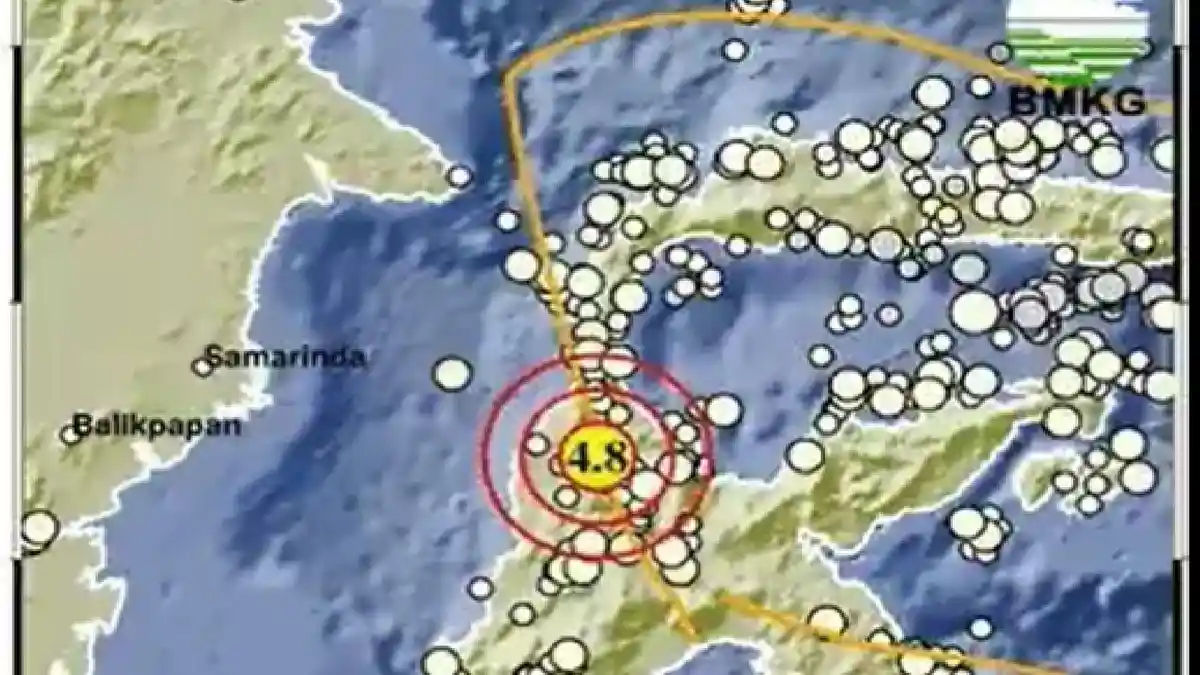 Sulawesi Tengah Baru Saja Diguncang Gempa Bumi Magnitudo 4.8 SR Sabtu ...