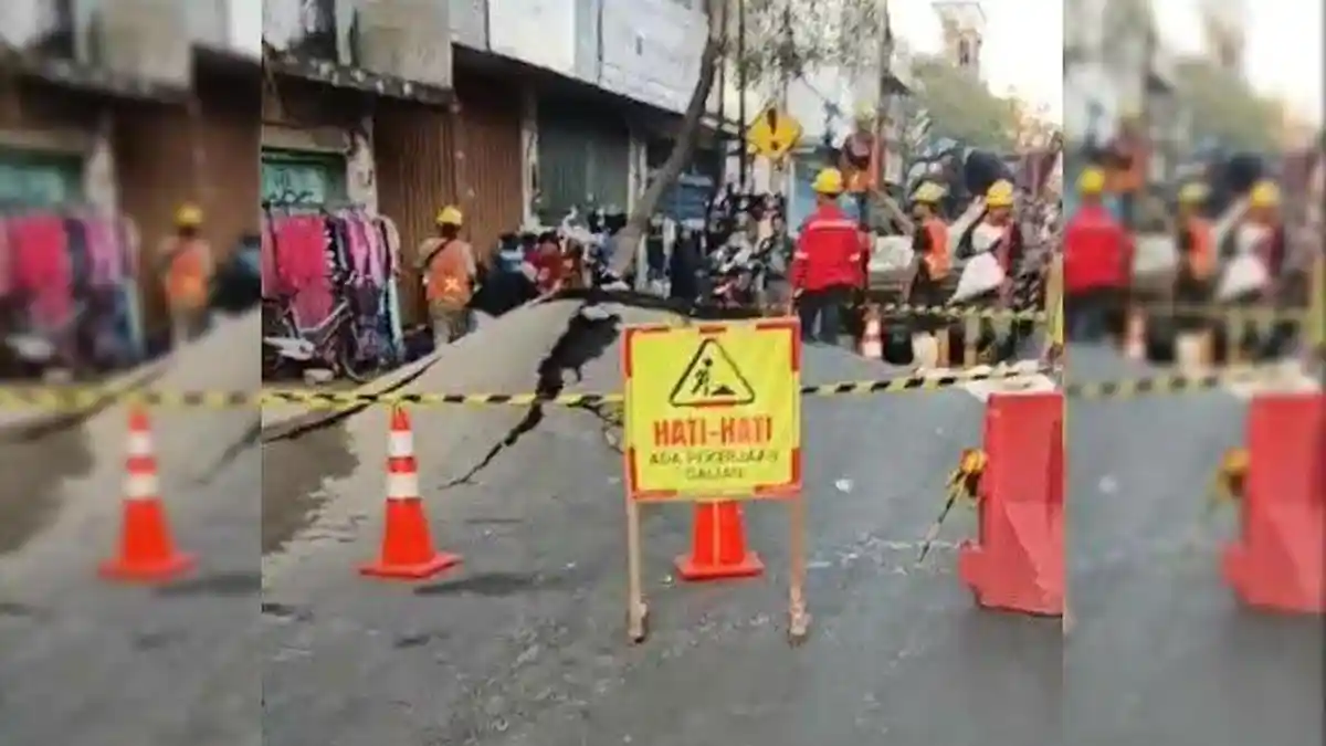 Geger Aspal Meletus di Surabaya, Membentuk Gundukan 1 Meter, Ternyata ...