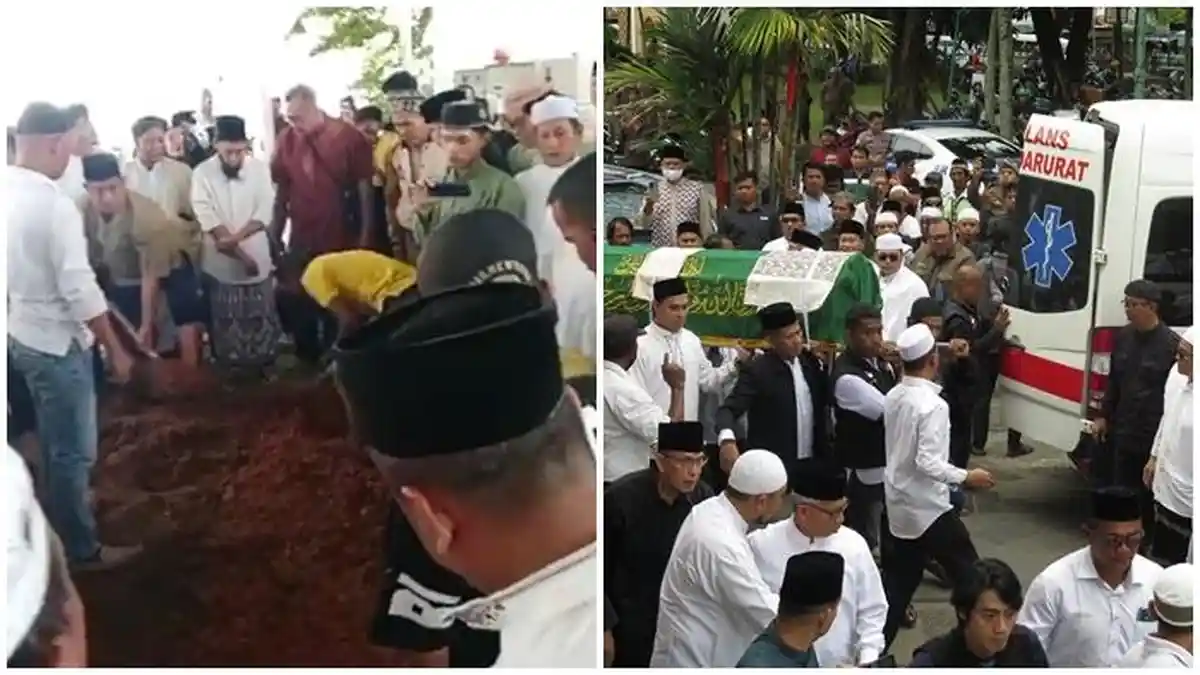 Detik-detik Pemakaman Haji Halim di Makam Keluarga di Jalan M Isa ...
