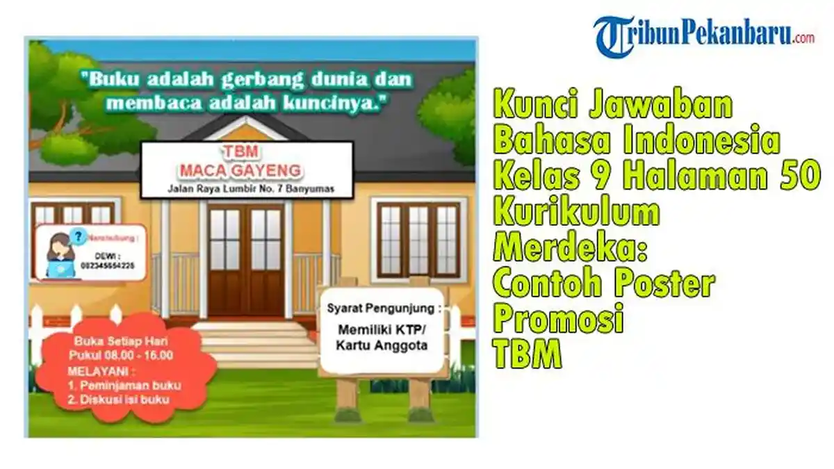 Kunci Jawaban Bahasa Indonesia Kelas 9 Halaman 50 Kurikulum Merdeka ...