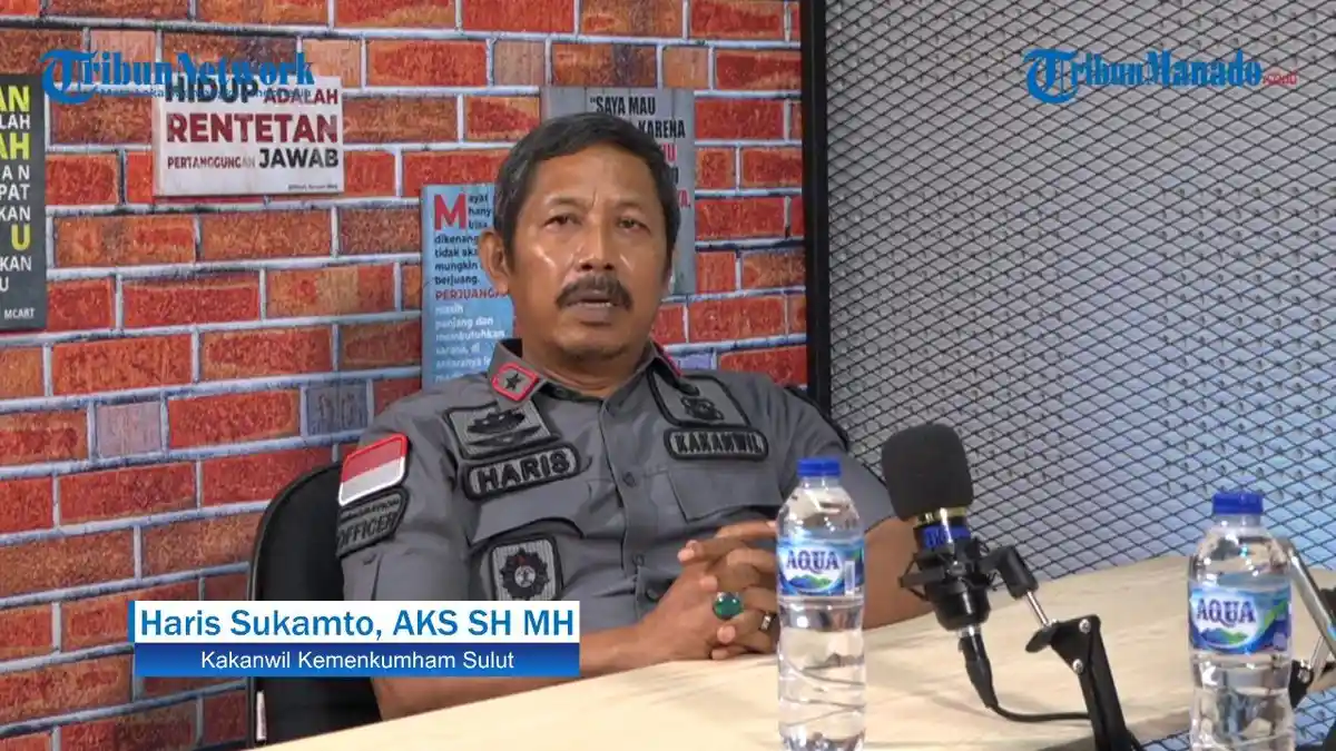Profil Kepala Kanwil Kemenkumham Sulawesi Utara Haris Sukamto ...