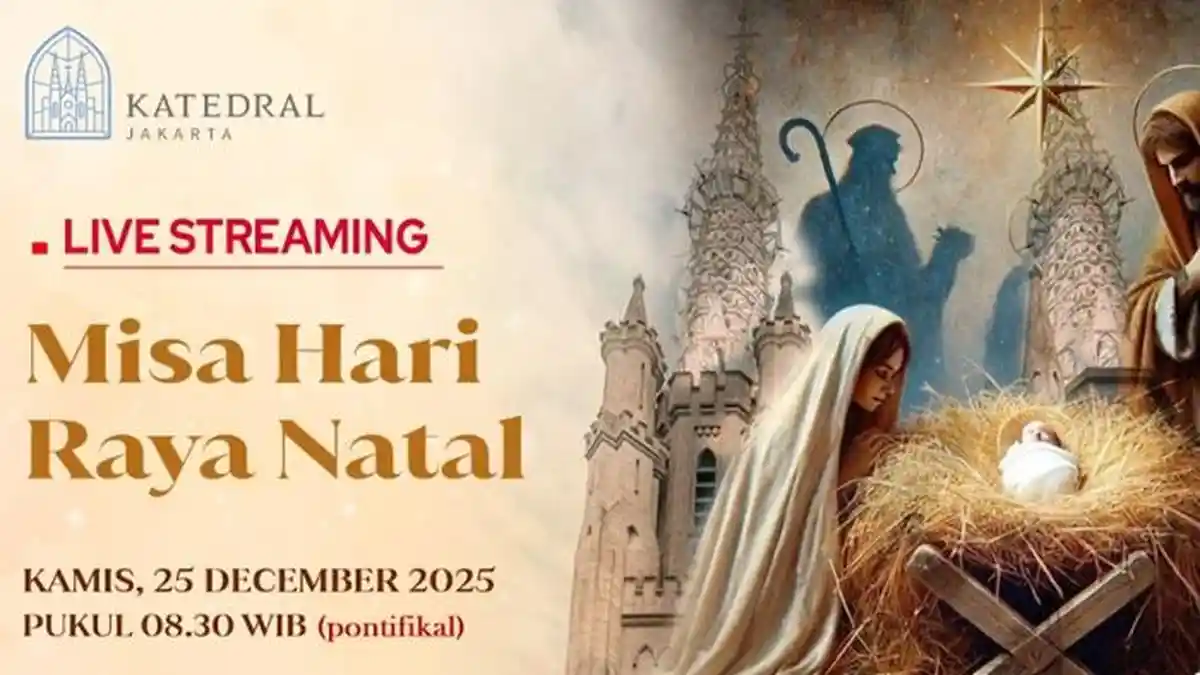 Link Live Streaming Misa Natal Pontifikal di Gereja Katedral Jakarta ...