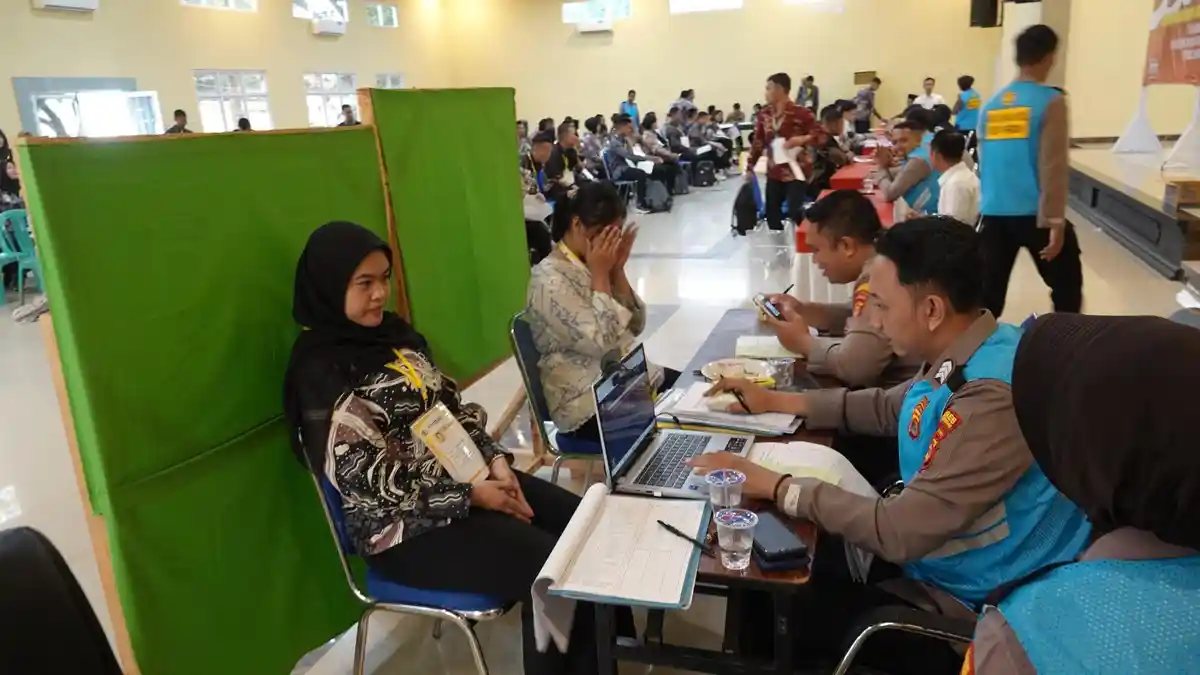 Penerimaan Calon Anggota Polri 2026 Lampung Tengah Mulai Tahap Rikmin ...