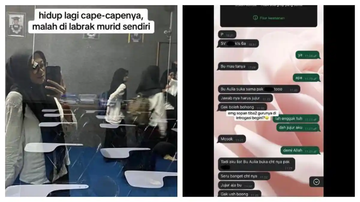 Viral Bu Guru SD Curhat, Bagikan Chat Dilabrak Murid Sendiri yang Cemburu: Emang Sopan Begini ...