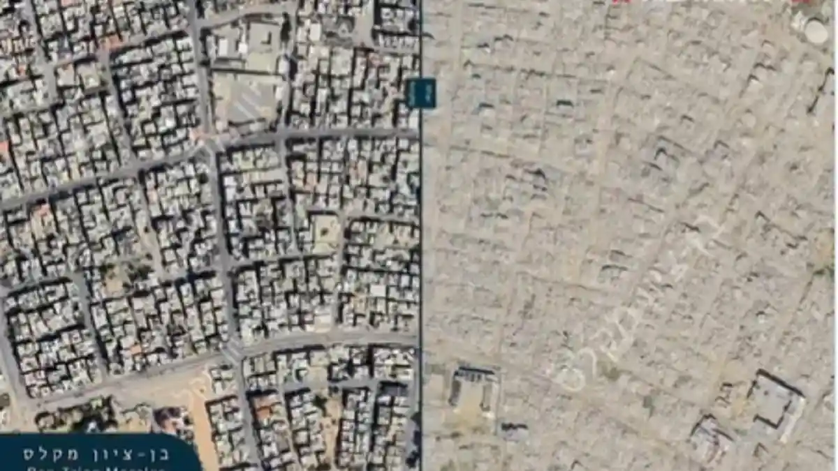 Rafah Luluh Lantak, Misi PBB Palestina Rilis Foto Satelit Detik-detik ...