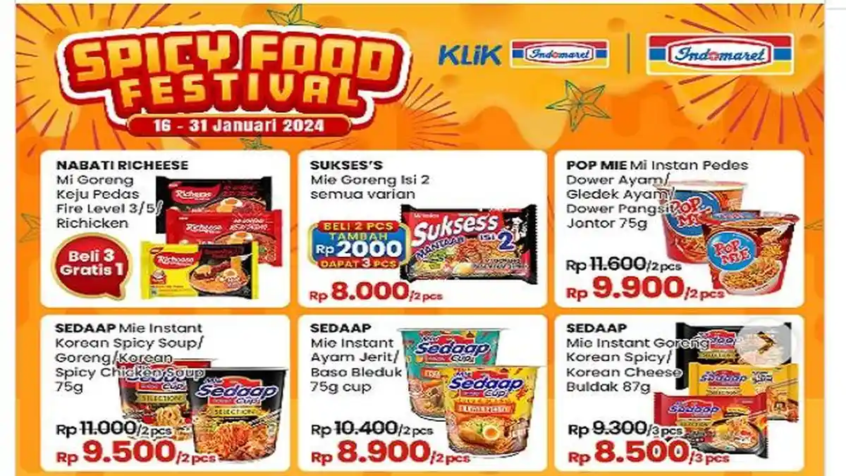 Promo Indomaret 22-24 Januari 2024 Beli 2 Pisau Cukur Rp13.900, Samyang ...