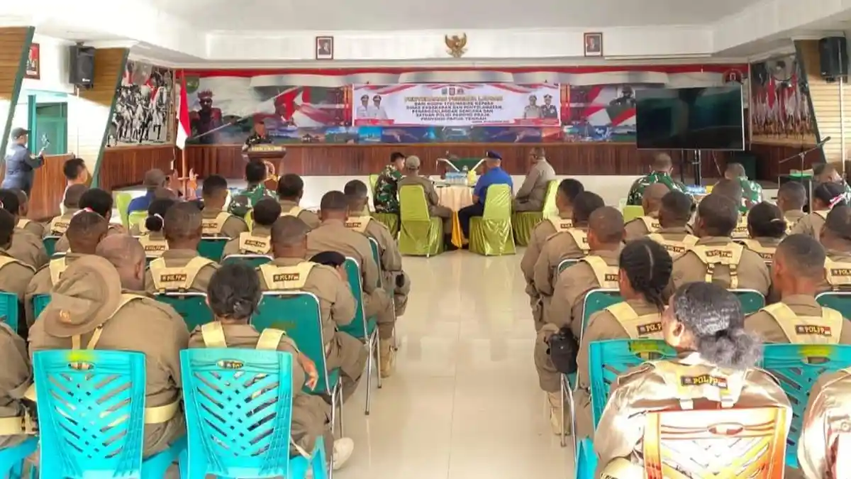 Kodim 1705 Nabire Serahkan Peserta Latsar Satpol PP ke Pemprov Papua ...