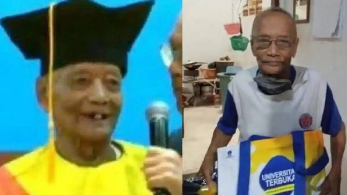 Kisah Mbah Moen, Wisudawan Tertua Berusia 84 Tahun Kuliah 26 Semester ...