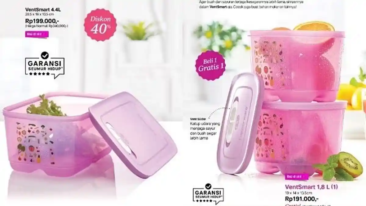 KATALOG Promo Tupperware Terbaru 20-31 Mei 2023 Belanja Akhir Pekan ...