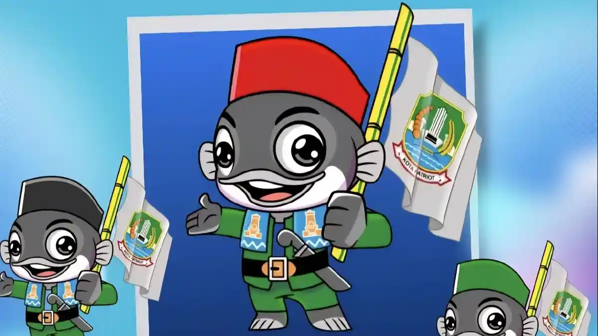 Maskot Kota Bekasi Si Gobek Resmi Dirilis, Gabus Berpangsi Khas Jawara ...