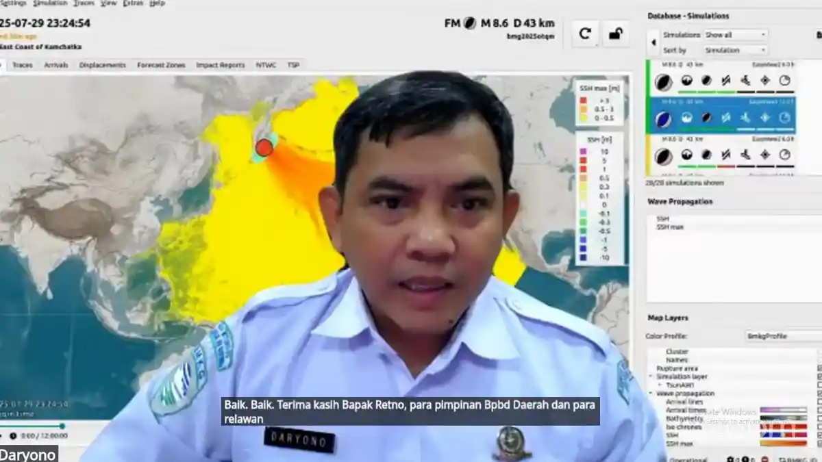 Tinggi Tsunami di 9 Wilayah Indonesia Dampak Gempa Rusia: Jayapura 20 ...