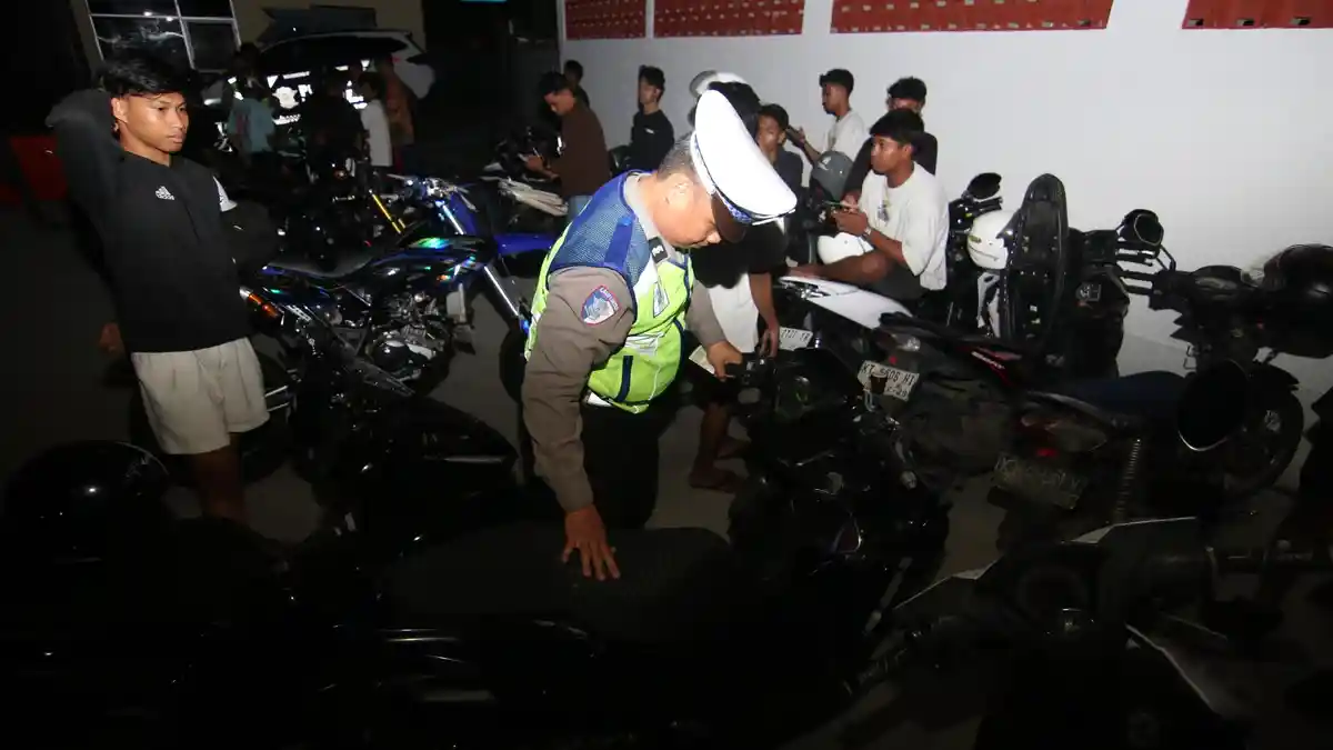 Polresta Balikpapan Razia Besar-besaran hingga Dini Hari, Sikat Balap ...