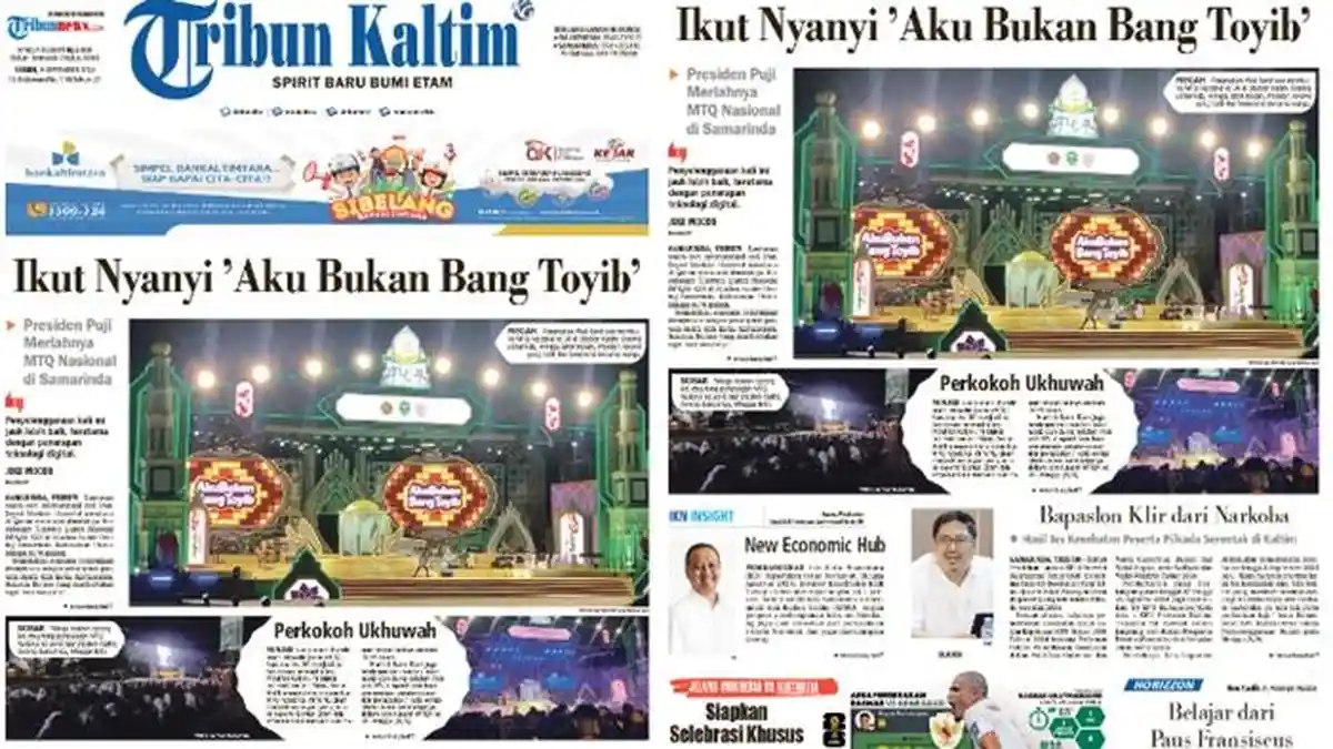 3 Fakta Presiden Jokowi Buka MTQ Nasional ke 30 di Samarinda, Ikut ...