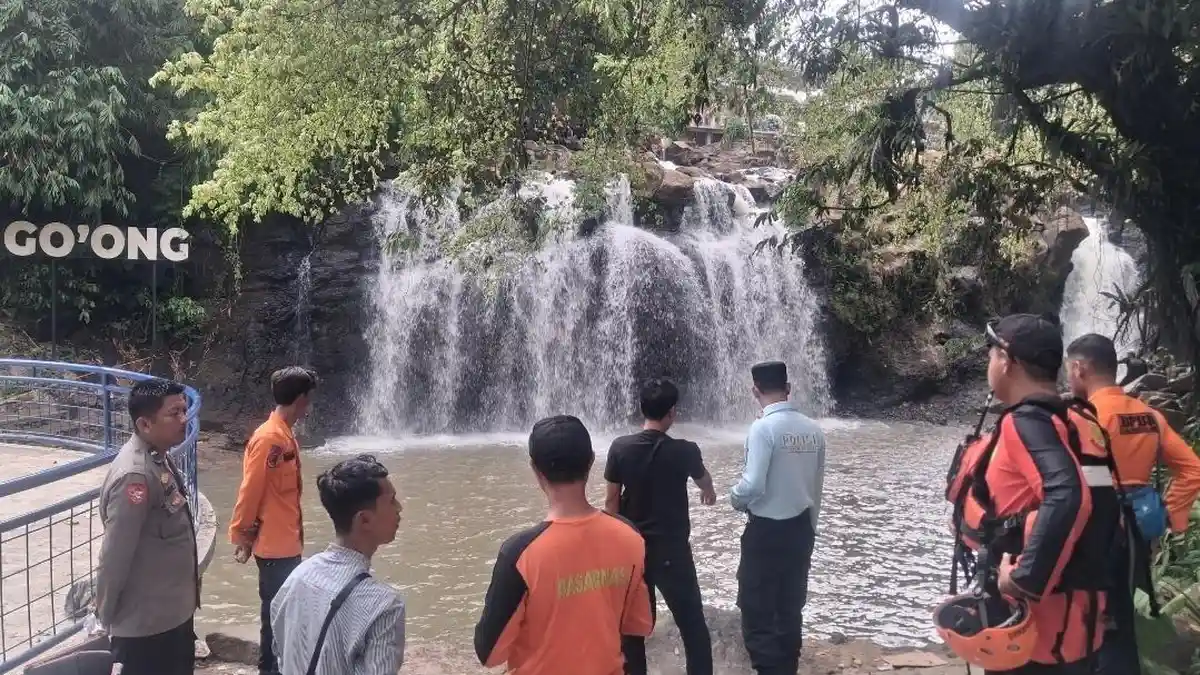 Wisatawan Asal Serang Tenggelam di Curug Goong Pandeglang, Tim SAR ...