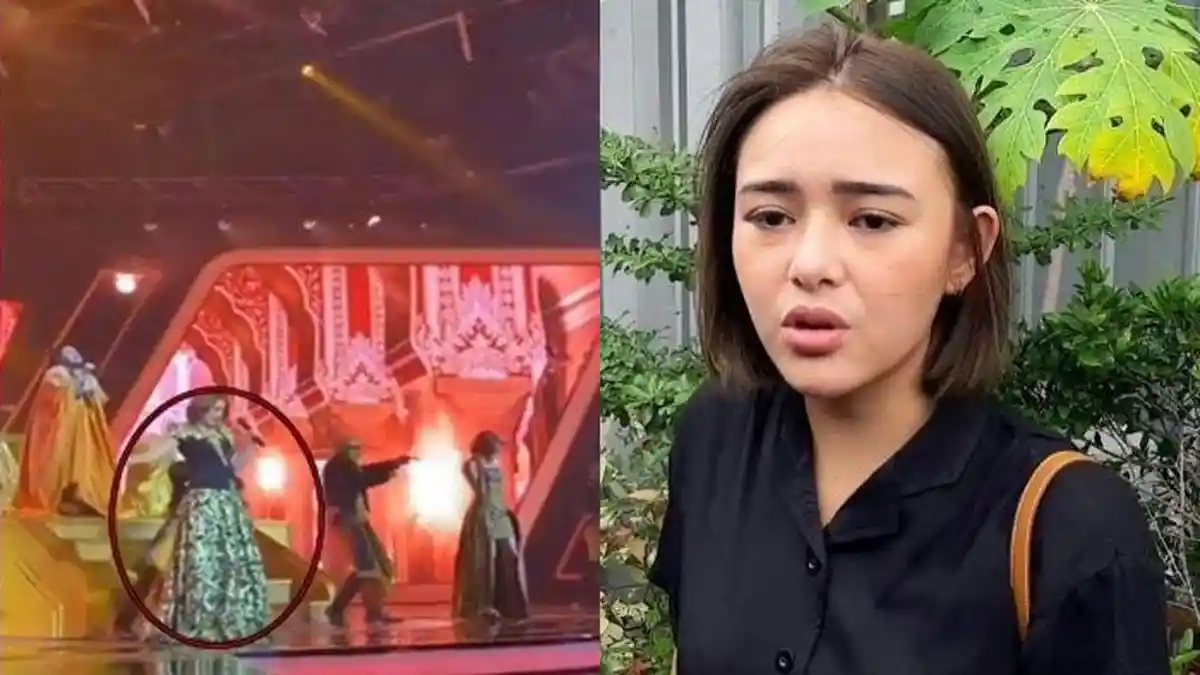 Nyanyi Bareng Nassar, Amanda Manopo Nyaris Celaka saat di Atas Panggung ...