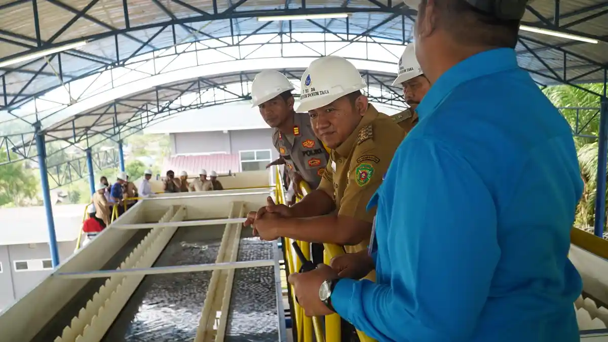 IPA Baja Kapasitas 50 Liter Per Detik di Sepaku PPU Mulai Beroperasi ...