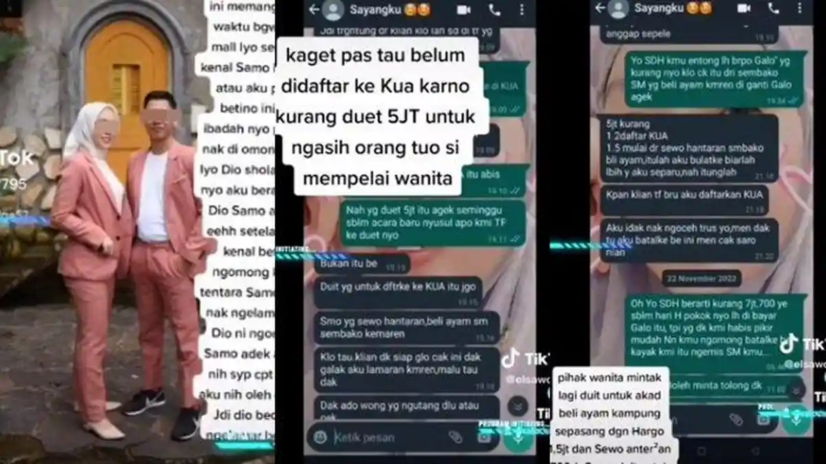 Jawaban Pihak Wanita Dituduh Batal Nikah Karena Uang Rp 700 Ribu ...
