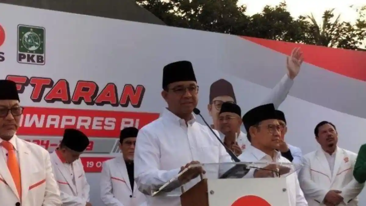 Pendaftaran Capres dan Cawapres 2024: Anies-Cak Imin Pakai Baju Putih ...