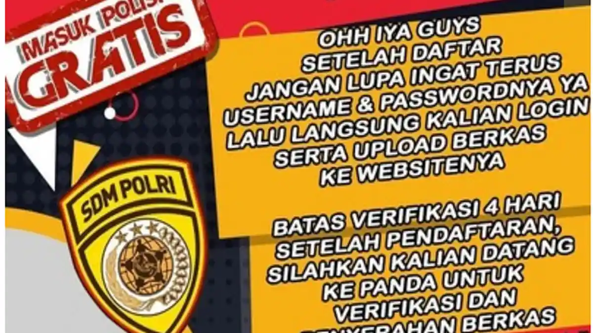 Penerimaan.polri.go.id 2021 Login Link Pendaftaran Akpol Polri 2021 ...