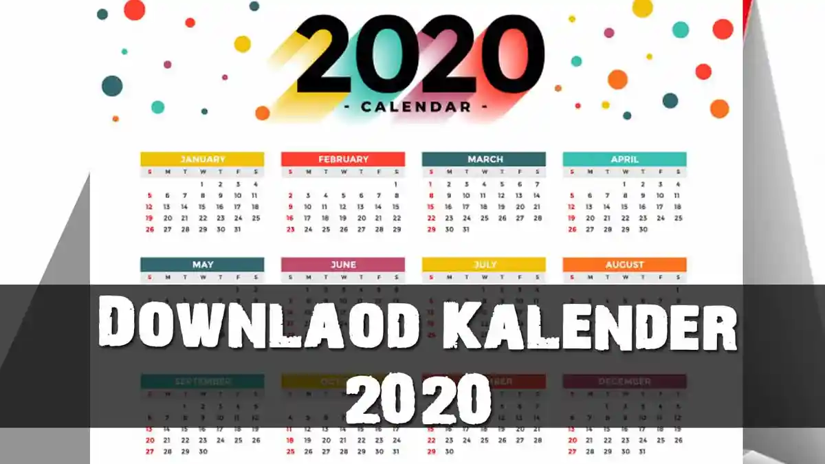 Link Download Kalender 2020 Indonesia, Format PDF, JPG, PNG Kualitas HD ...