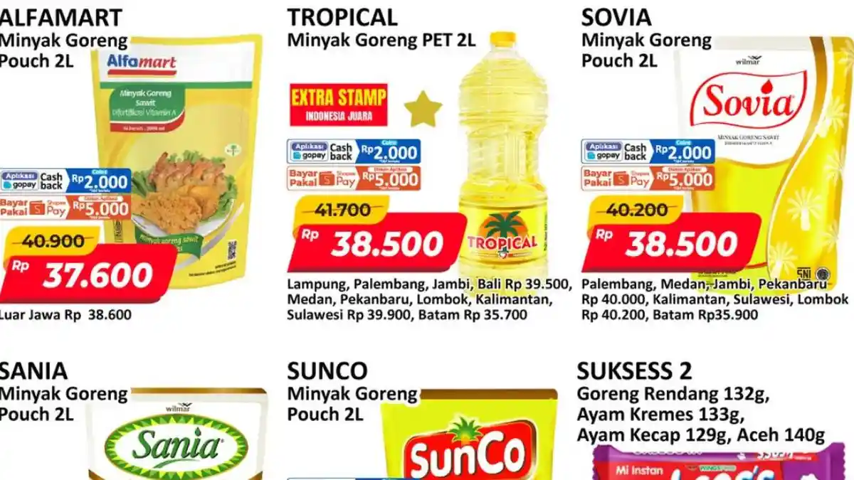 Promo JSM Alfamart, Indomaret, Superindo 24-26 Oktober 2025: Minyak ...