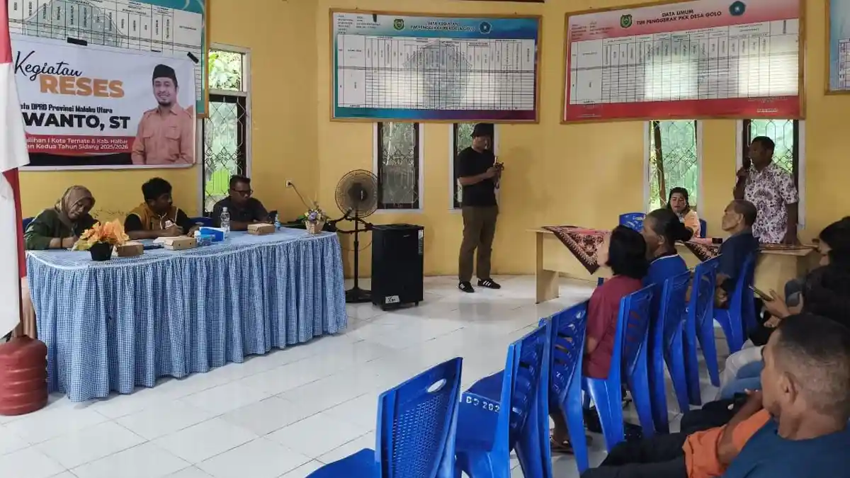 Reses di Desa Golo Halmahera Barat, Iswanto Terima Keluhan Macetnya ...