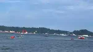 Sebelum Kapal Feri Tenggelam di Teluk Balikpapan, Kru Minta Bantuan ...