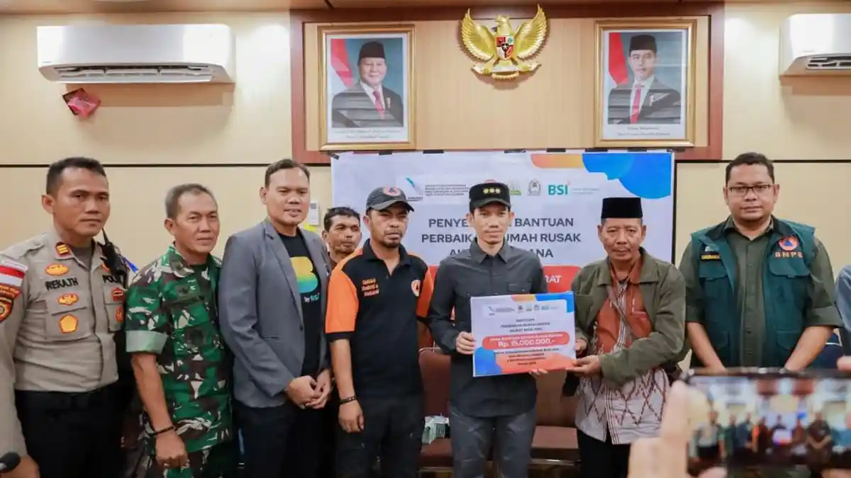 BNPB Salur Bantuan Rp30 Juta untuk Korban Rumah Rusak Sedang di Aceh ...