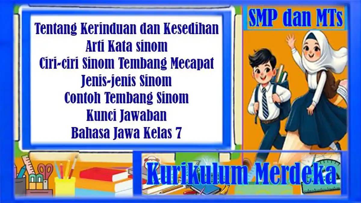 Tentang Kerinduan, Ini Arti Kata sinom dan Ciri-ciri Sinom dan Jenis ...