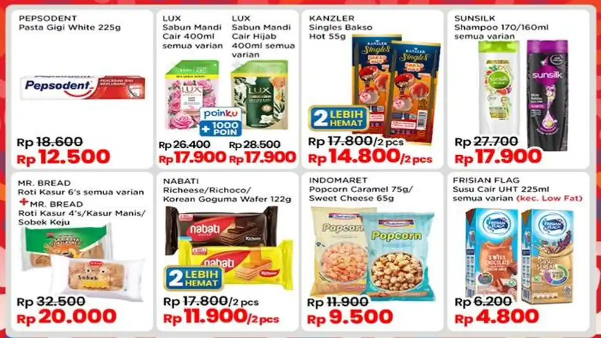 Promo Indomaret Hari Ini 28-29 Oktober 2024, Pepsodent Rp12.500, Sampo ...