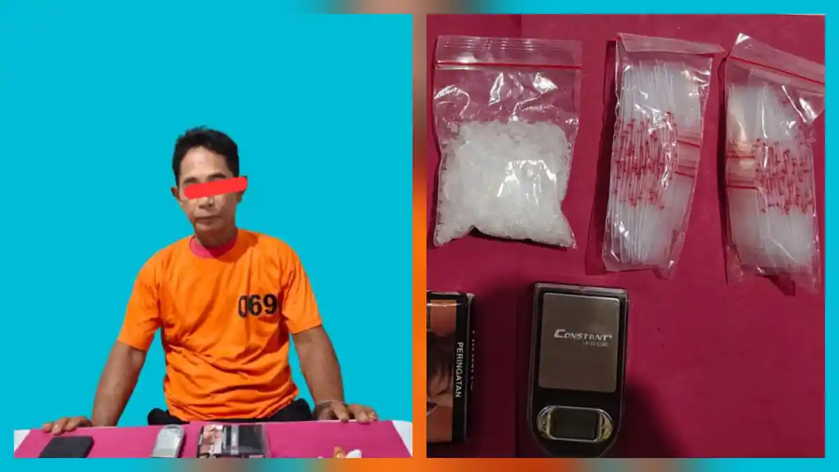 Pengedar Narkoba di Langgam Diciduk, Buang Sabu ke Tong Sampah Saat ...