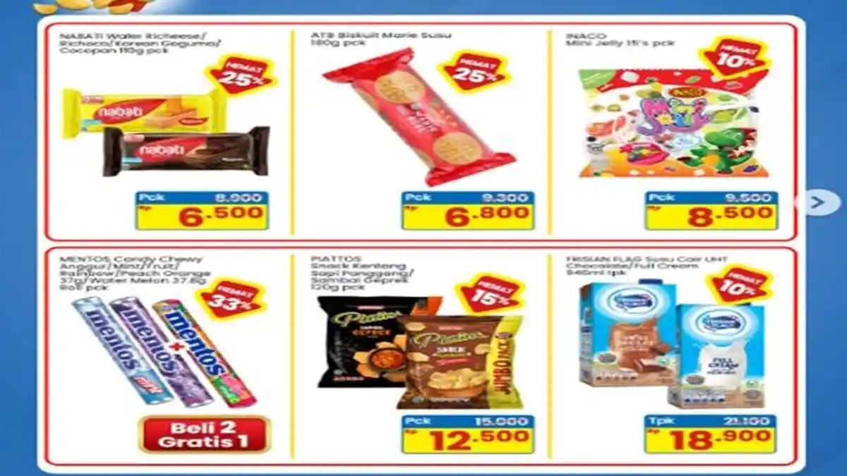 Promo Indomaret Makanan dan Minuman Hari ini Selasa 6 Mei 2025,Nabati ...