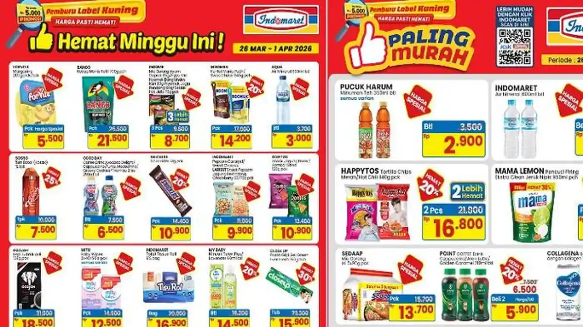 PROMO INDOMARET Terbaru 26 Maret-1 April, Harga Spesial &Hemat 35 ...
