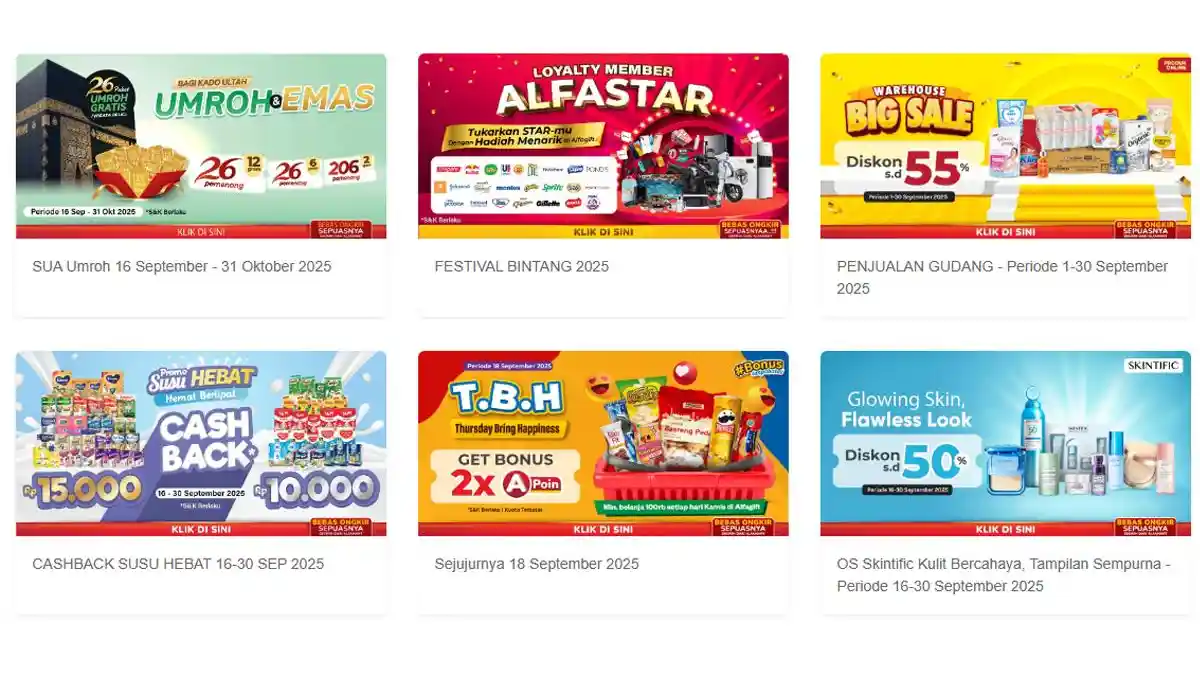 Katalog Promo JSM Alfamart Periode 19 - 30 September 2025, Minyak ...