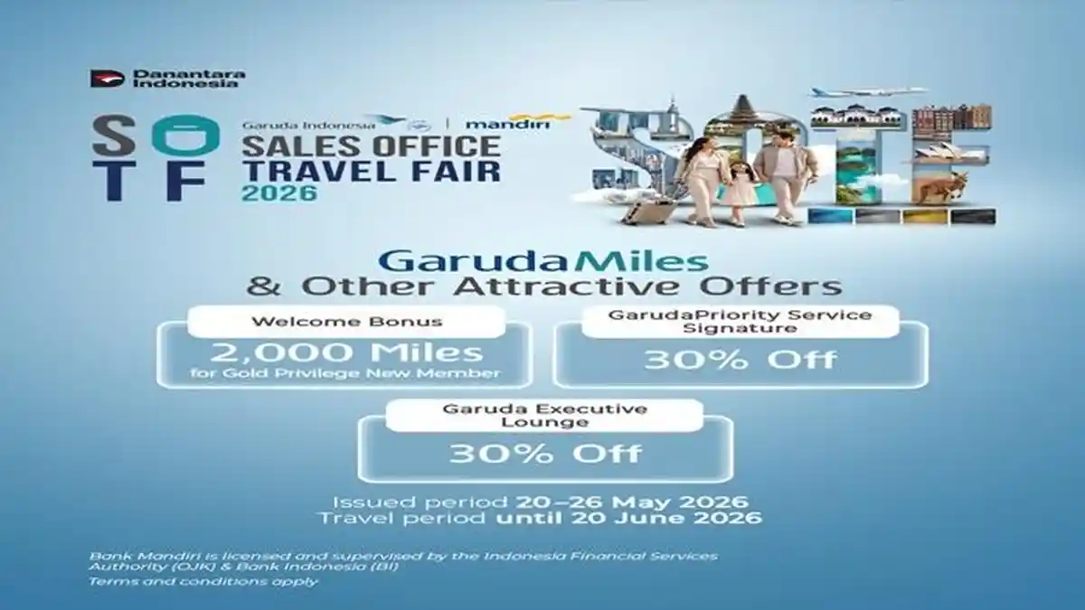 Sales Office Travel Fair 2026, Garuda Indonesia Tawarkan 300 Ribu Kursi ...