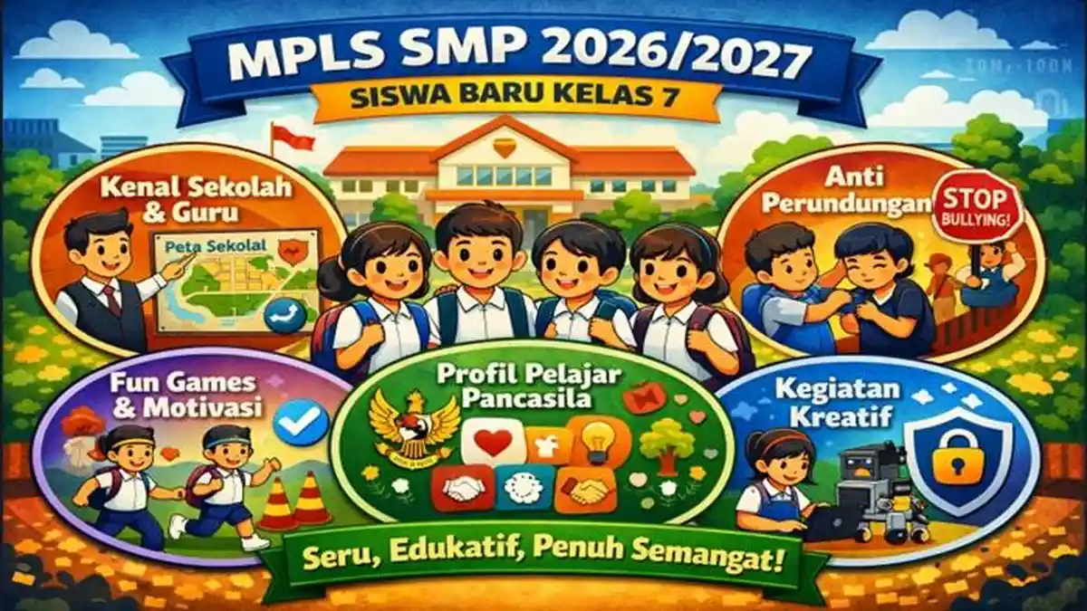 Contoh Jadwal Kegiatan MPLS SMP Tahun Ajaran 2026/2027 Format 3 Hari ...