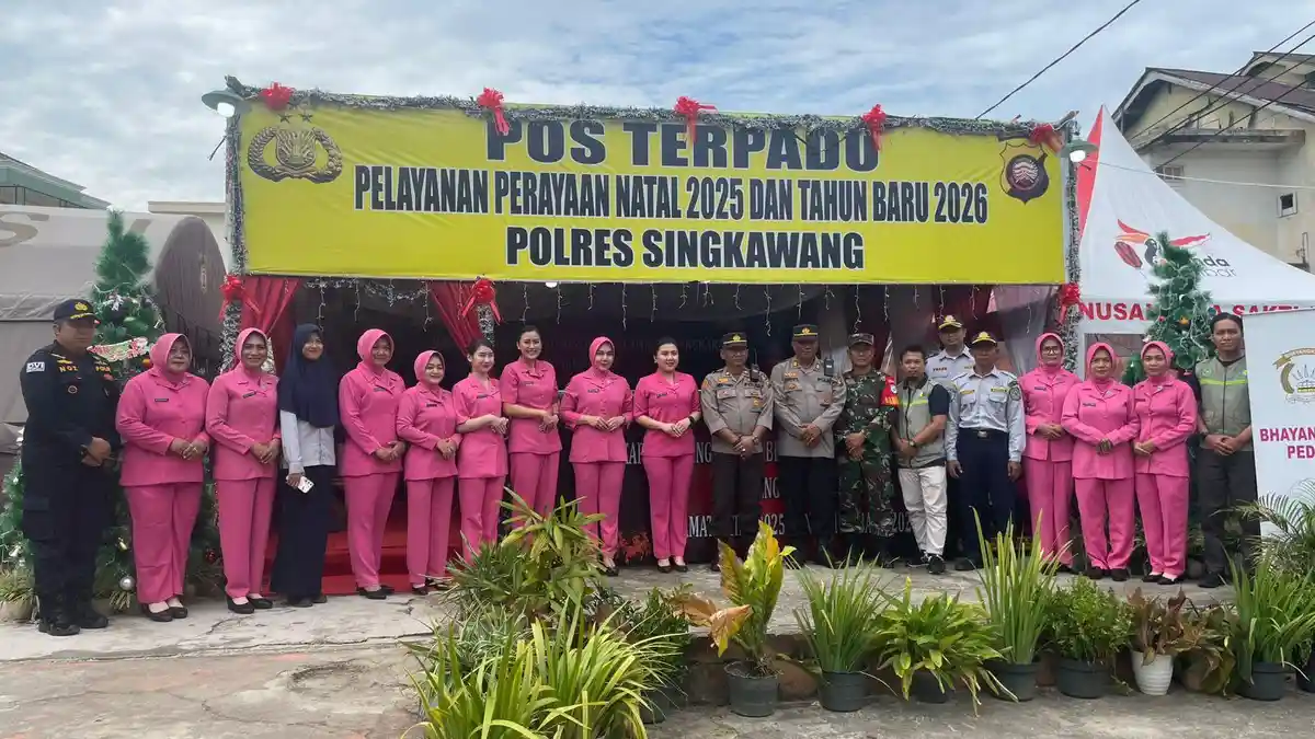 Bhayangkari Singkawang Peduli, Kunjungi Pos dan Beri Semangat Personel ...