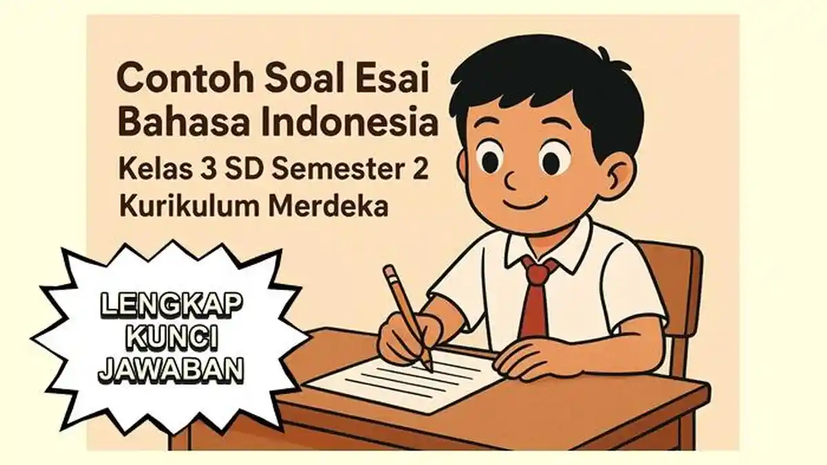 Contoh Soal Esai Bahasa Indonesia Kelas 3 SD Semester 2 Kurikulum ...