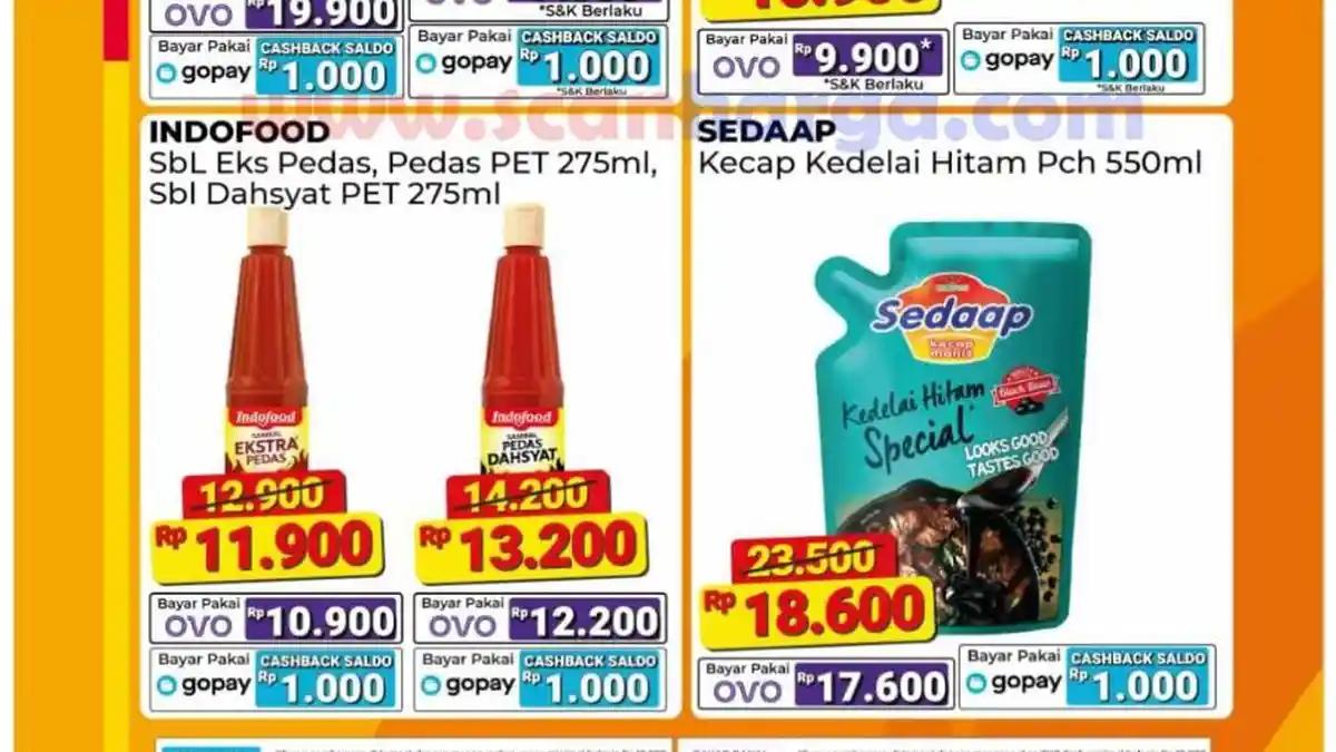 HARGA Bahan Dapur di Alfamart, Indomaret & Hypermart 9-15 Januari 2024 ...
