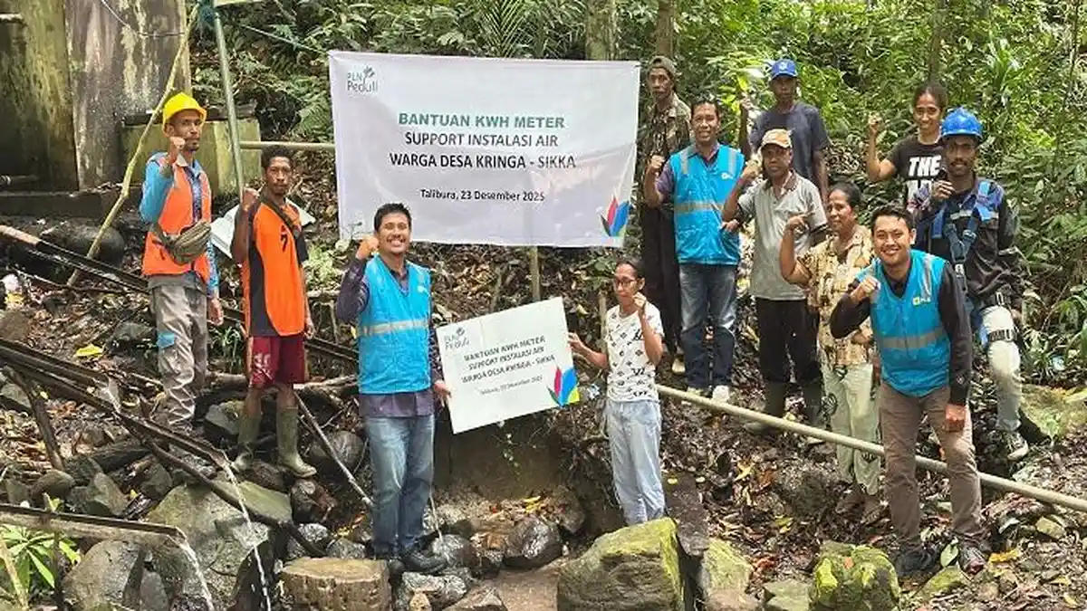 Warga Desa Kringa Nikmati Air Bersih Berkat Terang PLN - Pos-kupang.com