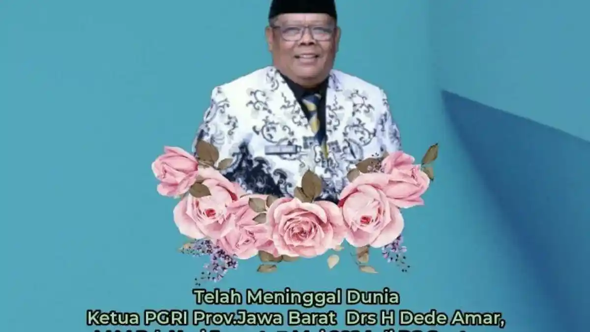 INNALILLAHI, Dede Amar Ketua PGRI Jawa Barat Meninggal Dunia Jumat Ini ...