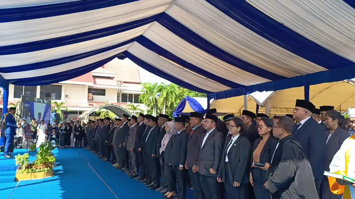 Gubernur Sulteng Lantik 389 Pejabat Eselon III, Sampaikan Loyalitas ...