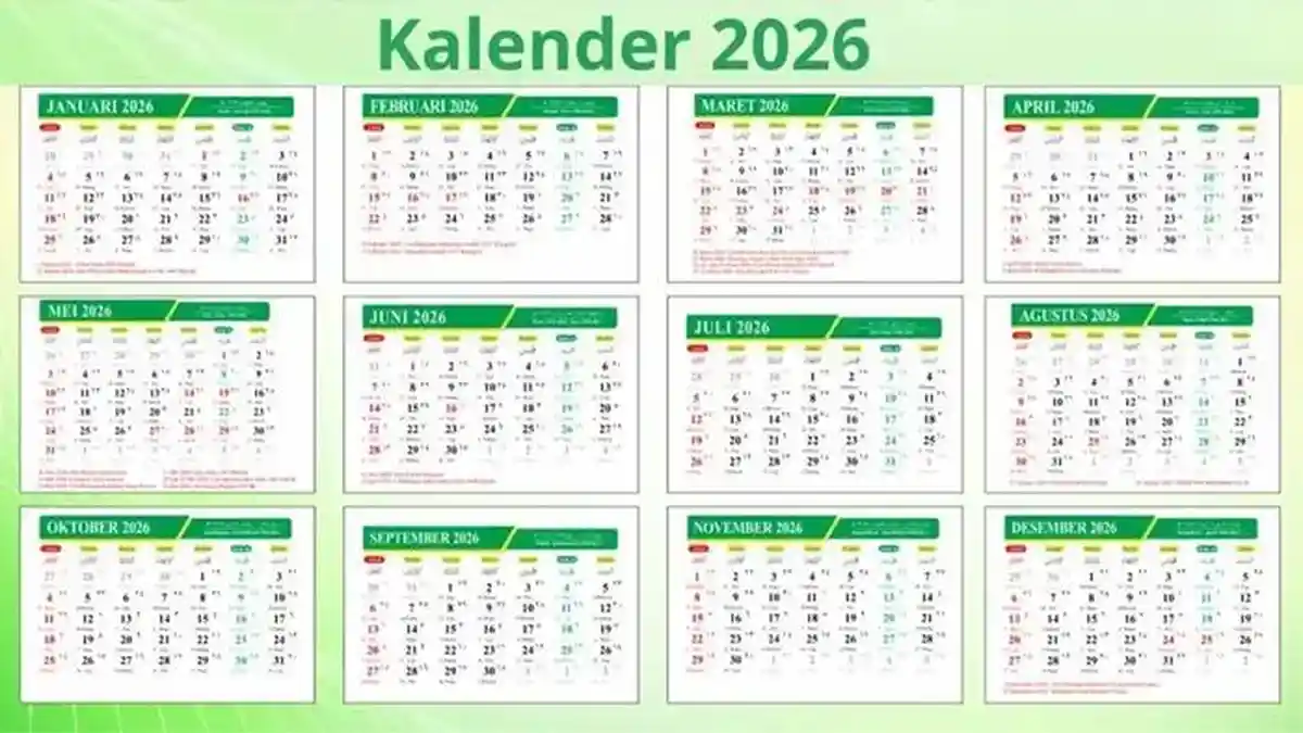 Kalender Islam Januari 2026 Beserta Weton Jawa, Tanggal Berapa ...