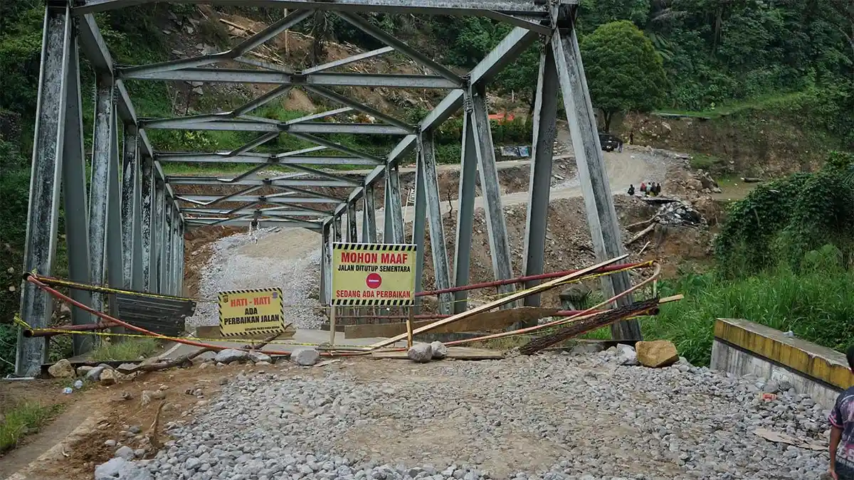 BPJN Aceh Beberkan Kronologi Penutupan Jembatan Enang-Enang ...