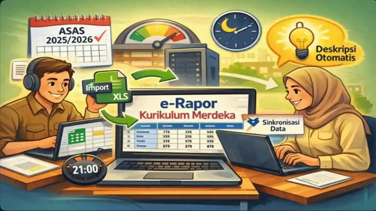 Panduan Cara Cepat Input Nilai e-Rapor Kurikulum Merdeka Pasca ASAS ...
