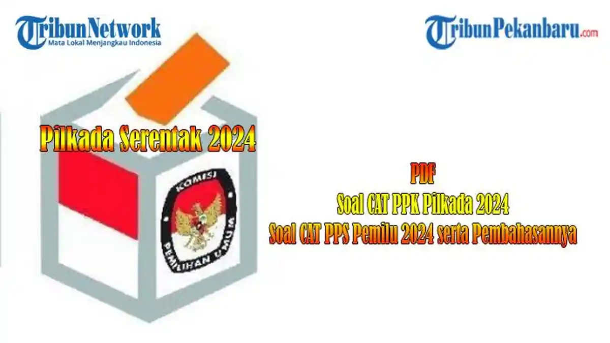 PDF Buku Soal CAT PPK Pilkada 2024 dan Soal CAT PPS Pemilu 2024 serta ...