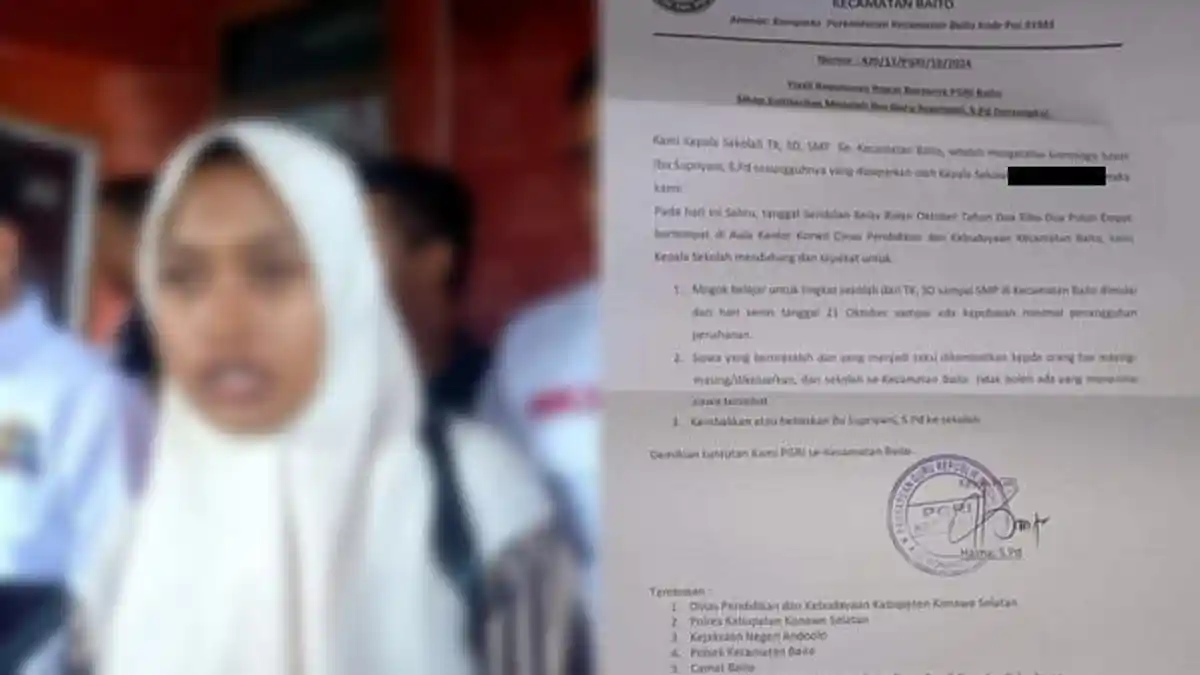 Kata PGRI Sultra Soal 3 Murid SD di Baito Konawe Selatan Dikeluarkan ...