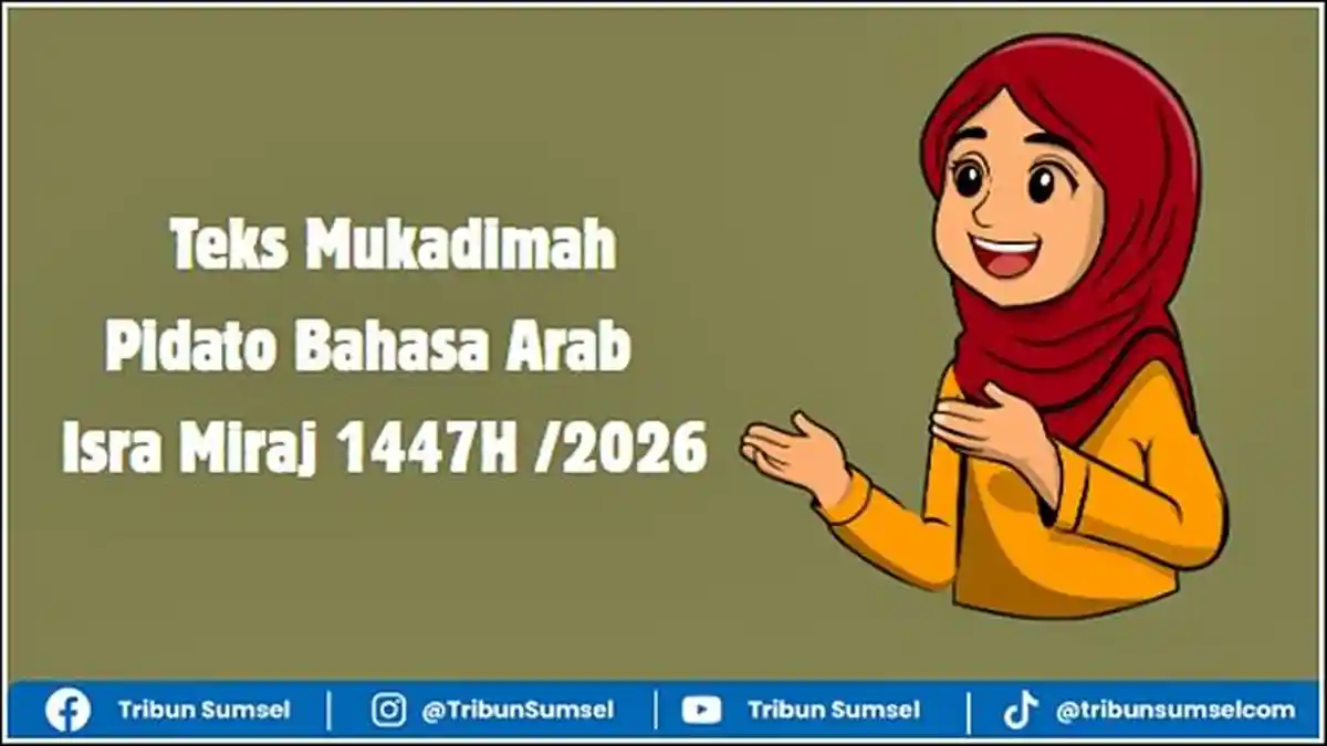 3 Contoh Teks Mukadimah Pidato Bahasa Arab Acara Isra Miraj Nabi ...